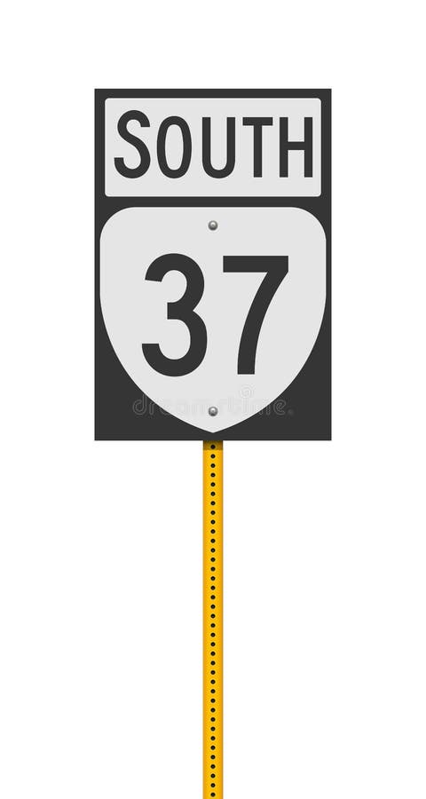 Virginia State Highway Road Sign Stock Vector - Illustration of road ...