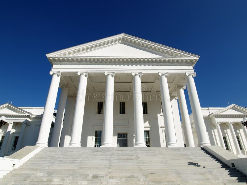 Virginia State Capitol Building Stock Image - Image of capitol, state ...
