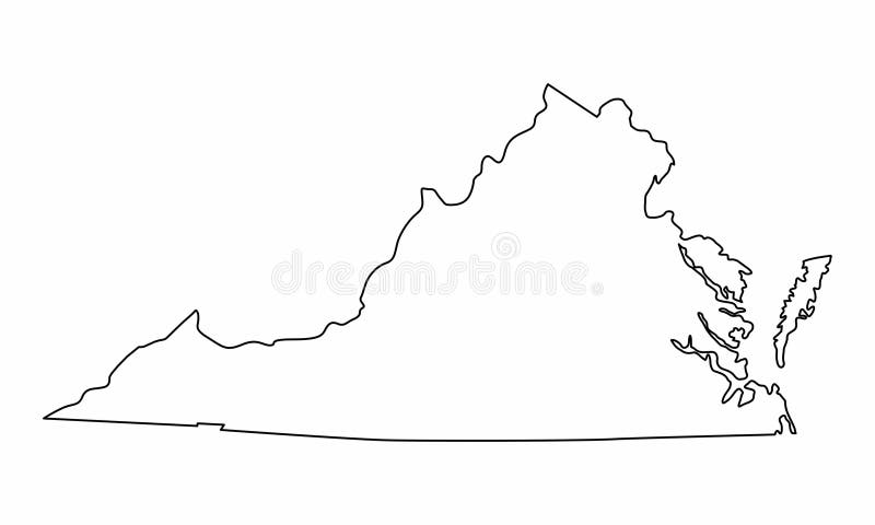 Virginia State Outline Stock Illustrations – 4,268 Virginia State ...