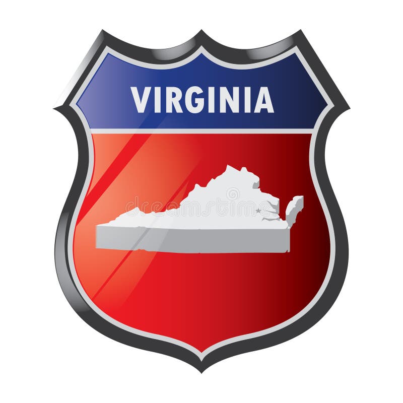 Virginia State. Vector Illustration Decorative Design Stock Vector ...