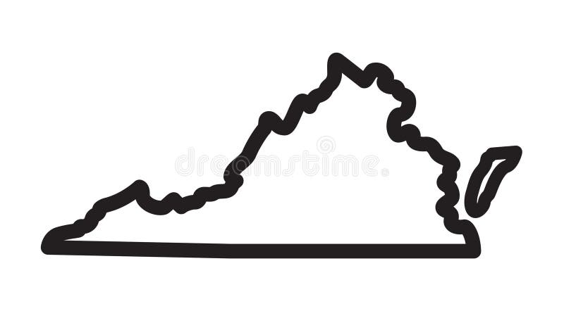 Virginia State Outline Stock Illustrations – 4,275 Virginia State ...