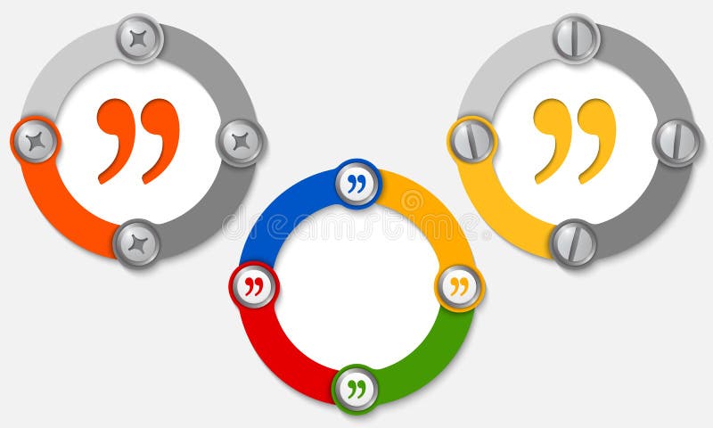 Pagine e virgolette illustrazione vettoriale. Illustrazione di ...