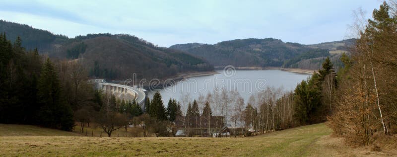 Virska Prehrada - Water Reservoir Stock Image - Image of artificial ...