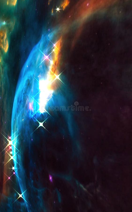 Virtical Space Stars Nubile Heavens Abstract Background Art Stock ...