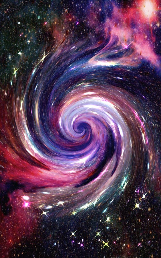 Virtical Space Stars Nubile Heavens Abstract Background Art Stock ...