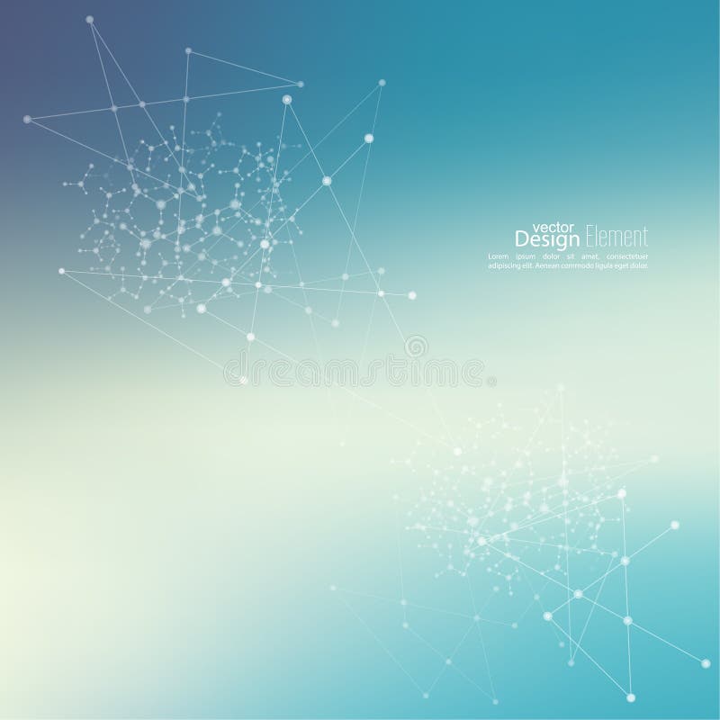 Virtual Abstract Background Stock Vector - Illustration of ...