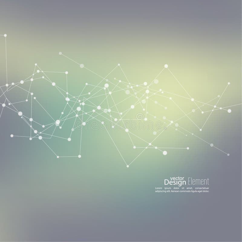 Virtual Abstract Background Stock Vector - Illustration of abstract ...