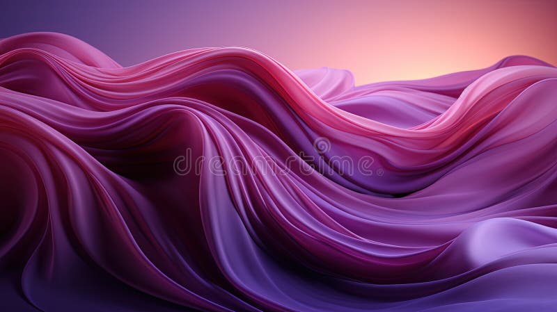 Virtual Abstract Purple Textile Transparent Fabric Soft Background ...
