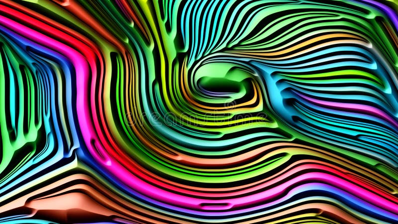 Virtual Abstract Shapes stock illustration. Illustration of relief ...