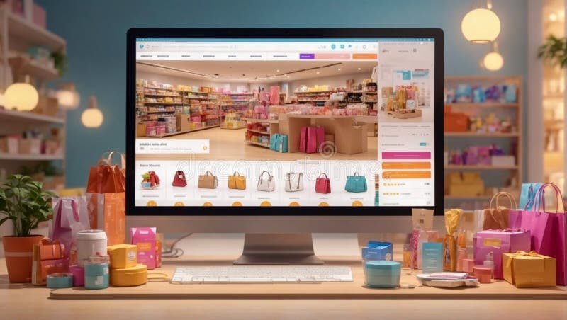 Shopping Assistant or Salesperson Helps To Pick Right Clothes, Flat ...