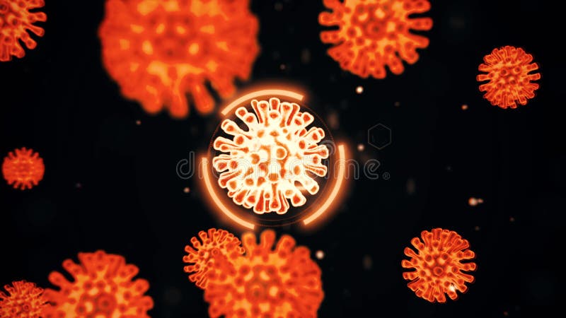 Virtual Animated Representation of Coronavirus 2019-nCoV Pathogen Cells ...