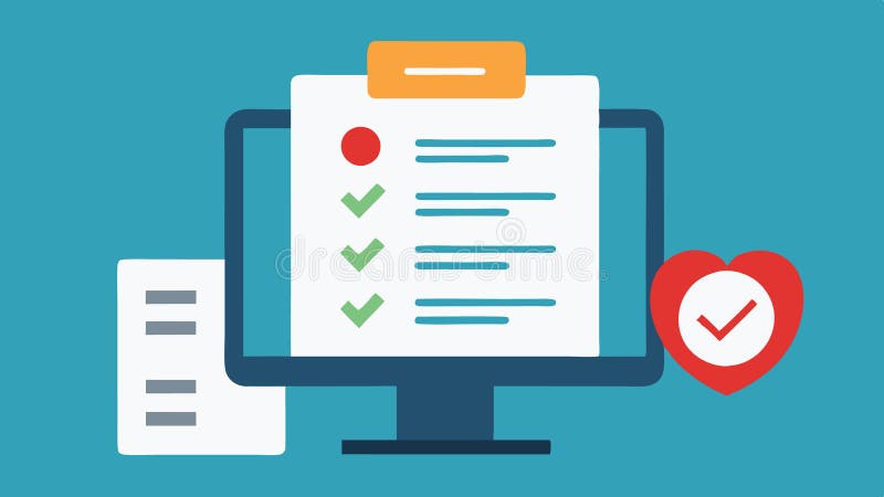 Virtual Assessment a Graphic Showing a Virtual Assessment Form on a ...