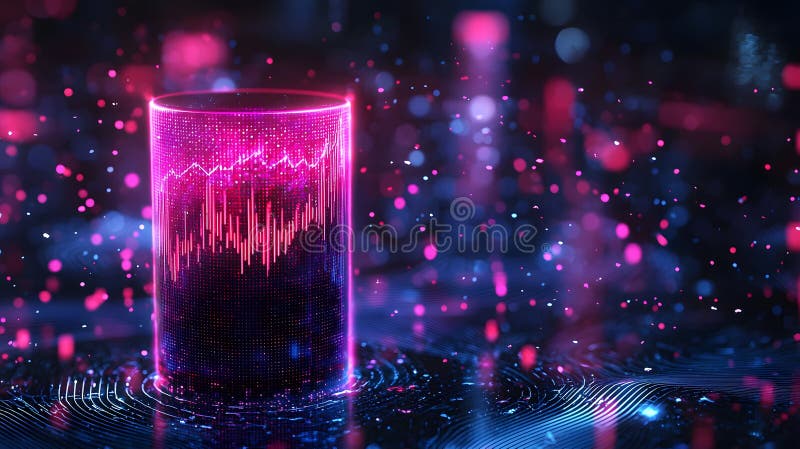 Virtual Assistant Hologram Interacts within a Colorful, Tech-inspired ...