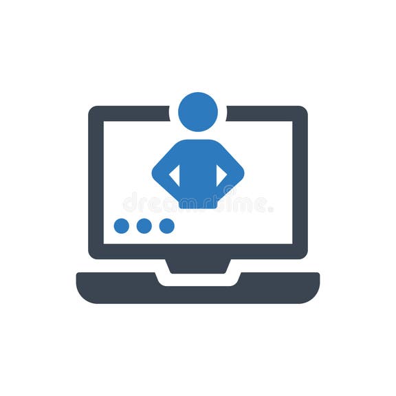 Virtual assistant icon stock vector. Illustration of assistant - 262611847