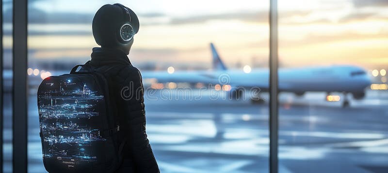 Holographic Travel Assistant Helping with Bookings and Reservations ...