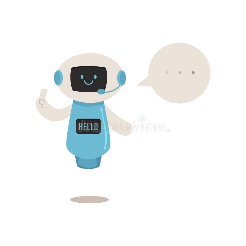 Virtual Assistant for Online Assistance. Call Center. Stock Vector ...