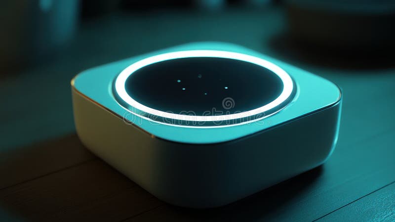 Virtual Assistant Represented As a Glowing Orb of Data. Dot Home ...