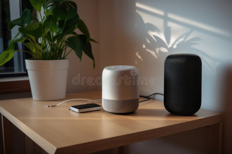 A Virtual Assistant and a Smart Speaker Working in Tandem To Run ...
