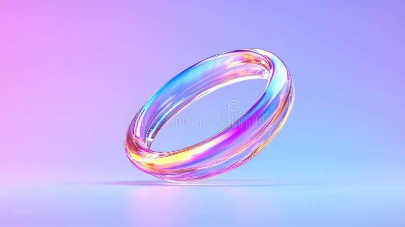 Virtual Assistant Technology Circle in Purple Gradient - Innovative ...