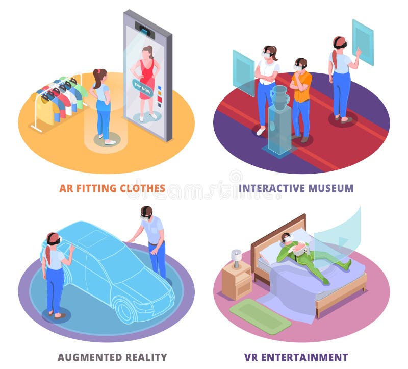 Augmented Reality Museum Stock Illustrations – 508 Augmented Reality ...