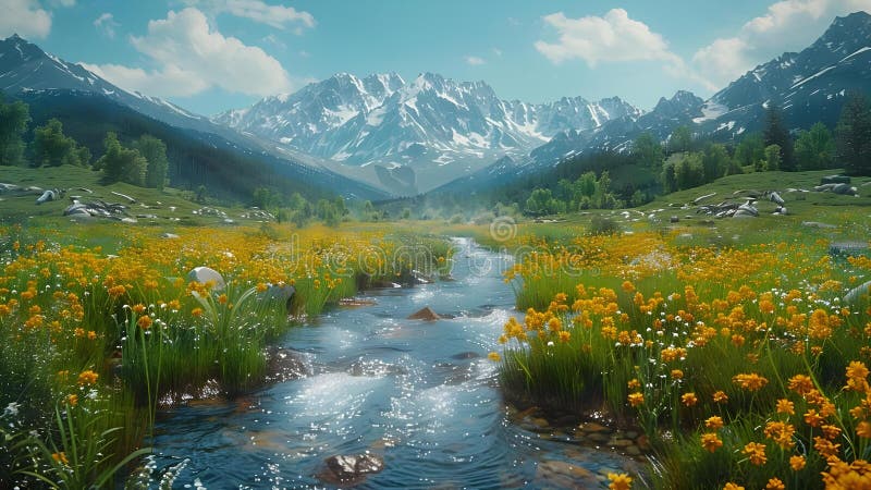 Virtual Background of Mountain Scenery for Zoom Meetings Webinars or ...