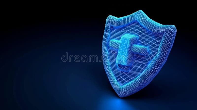 A Virtual Barrier Symbolizing Cybersecurity and Data Protection ...