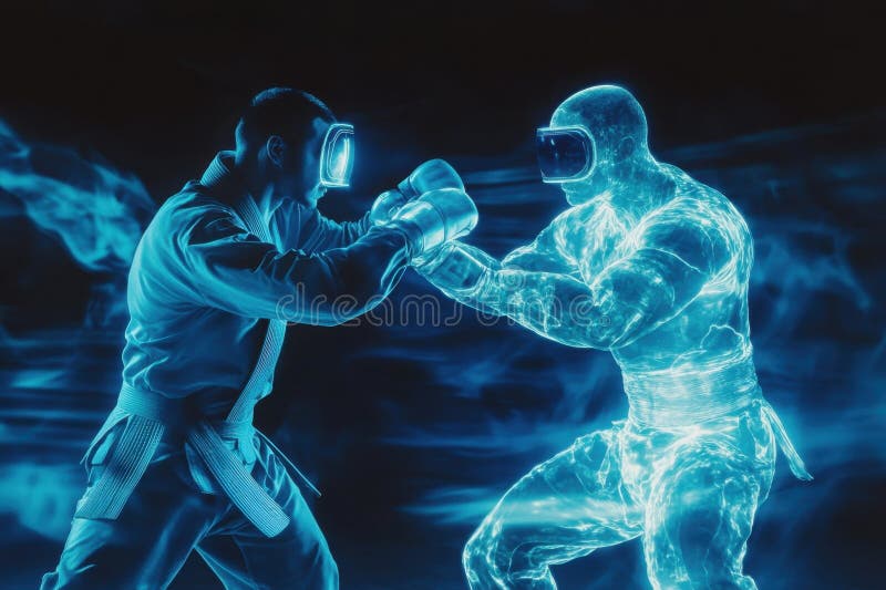 Virtual Boxing Match Showcases Excitement of Futuristic Combat Training ...
