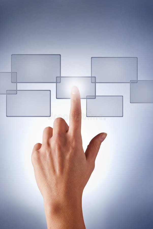 Virtual button stock image. Image of innovations, computer - 28446935