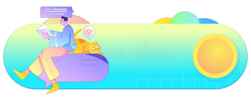 Virtual Characters Social Communication Concept Business Flat Vector ...