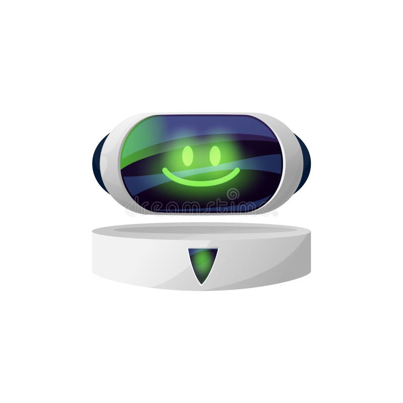 Virtual Chatbot Online Ai Support Assistant Bot Stock Vector ...