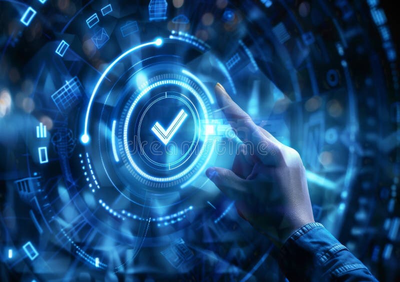 With the Virtual Check Mark or Thumbs Up, a Quality Assurance and ...