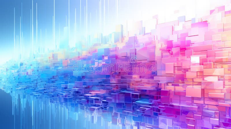 A Virtual City of the Future. a Symbol of Technology Development Stock ...