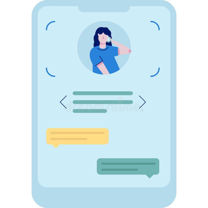 Virtual Live Chat Icon Contact Center Vector Stock Vector ...