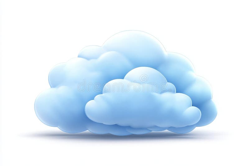 Virtual Clouds Containing Data Points and Network Connections Stock ...
