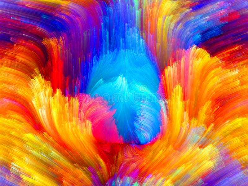 Virtual Color stock photo. Image of composition, abstract - 41190798