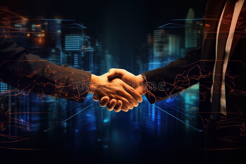 Virtual Commitment: Handshake Finalizing a Digital Business Deal ...