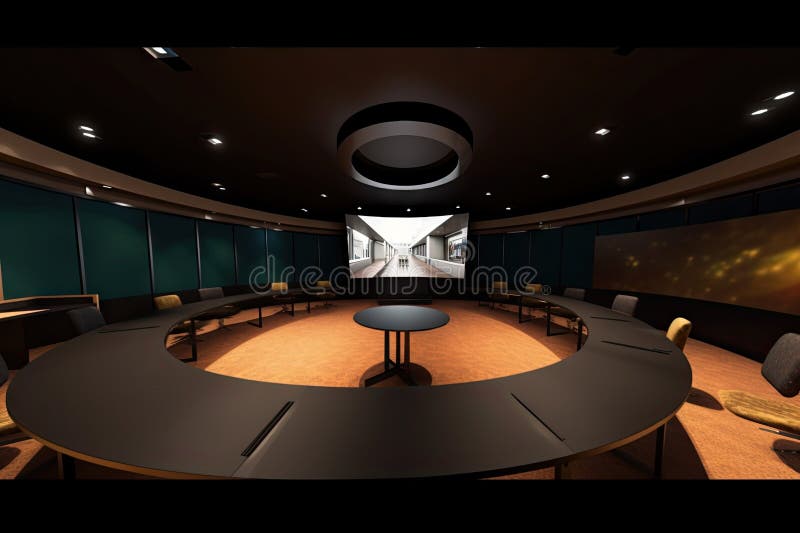Virtual Conference Room, with View of the Stage, for Speakers To ...