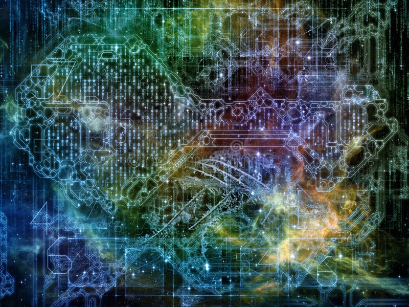 Virtual Connection stock illustration. Illustration of geometry - 50234722