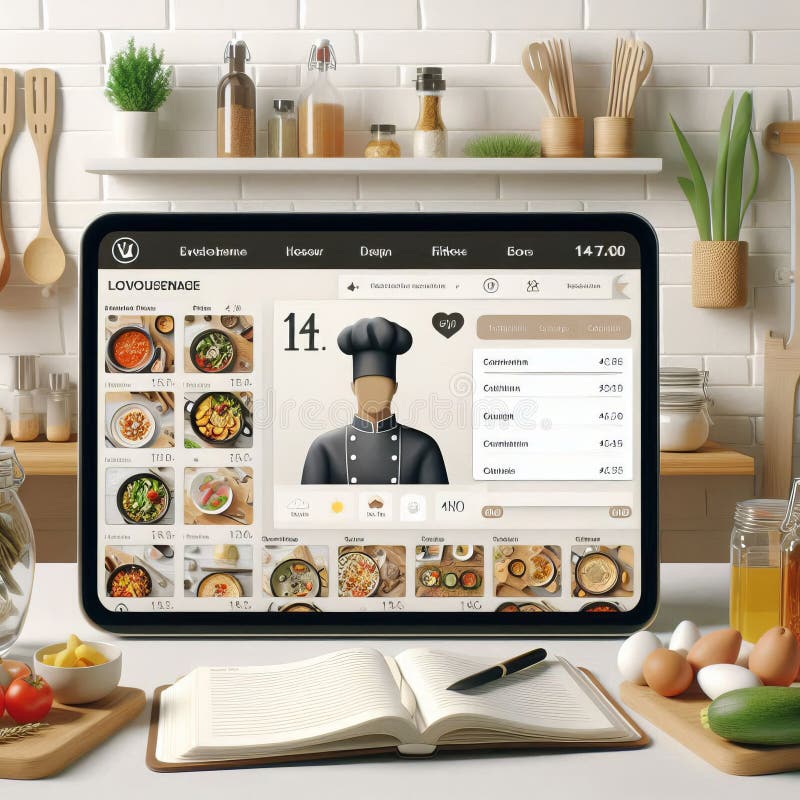 Virtual Cooking Class Stock Illustrations – 181 Virtual Cooking Class ...