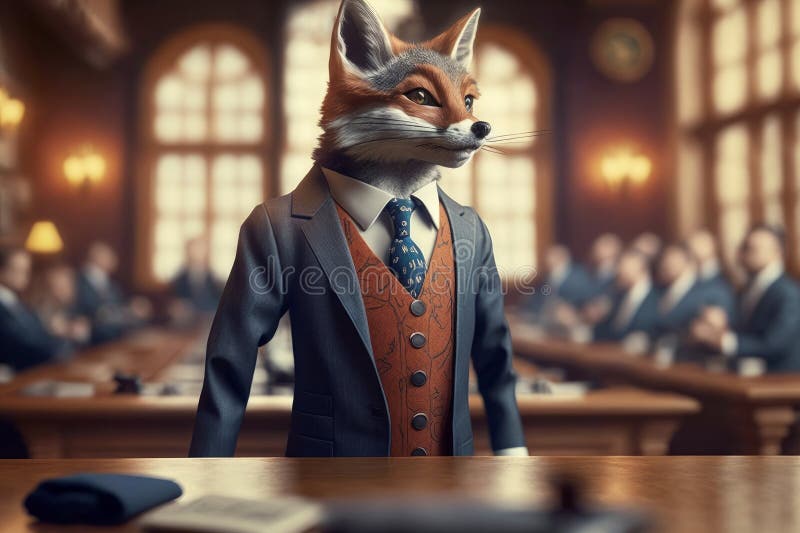 Fox Lawyer in VR Courtroom: Stunning Visuals with Unreal Engine and ...
