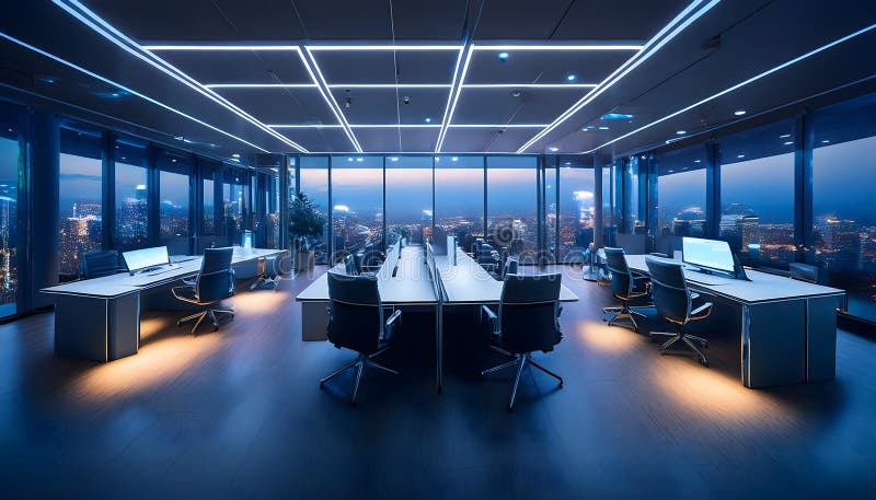 Virtual Coworking Space, Depicting the Future of Collaboration Stock ...