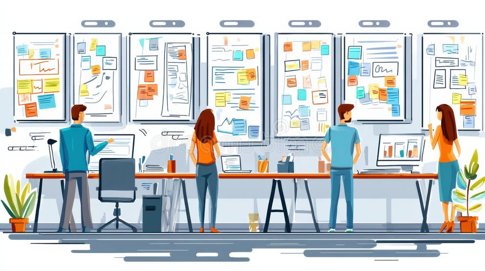 Virtual Coworking Space Features Floating Task Boards for Seamless Collaboration and ...