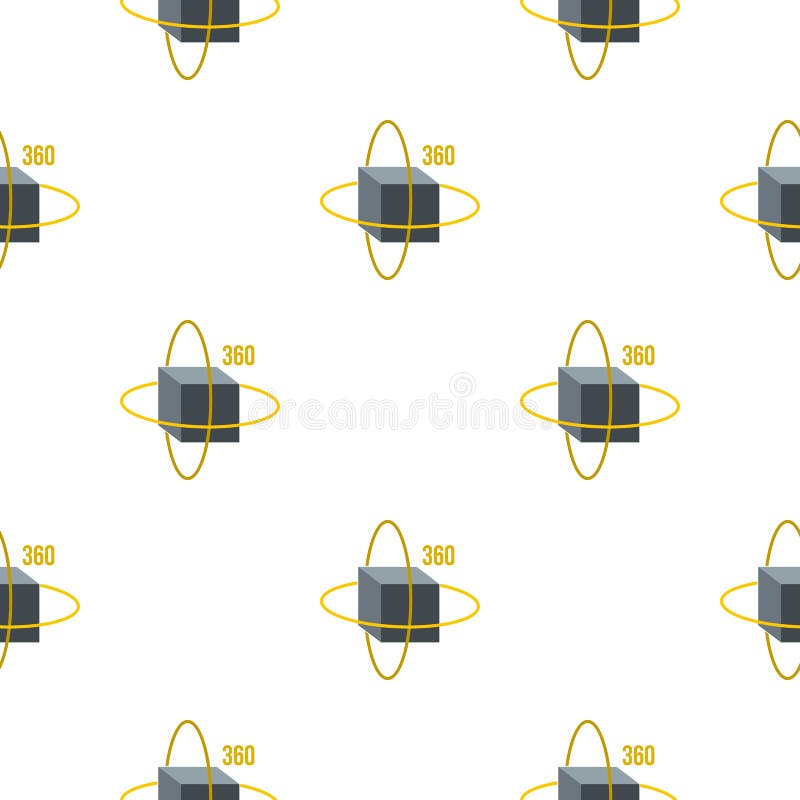 Virtual Cube, Pattern Seamless Stock Vector - Illustration of sign ...