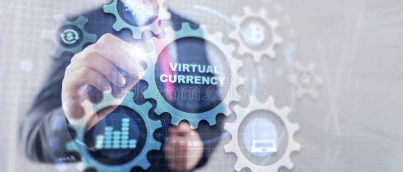 Virtual Currency Financial Technology Background Exchange Investment ...