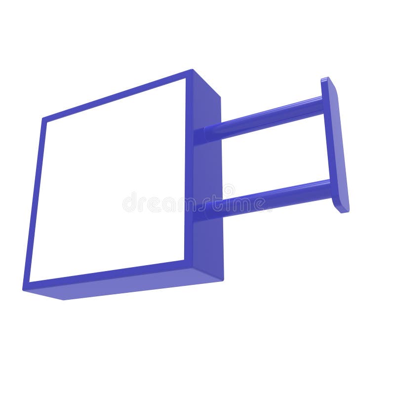 Virtual 3D Rendered Environment for Promotional Billboards Stock ...