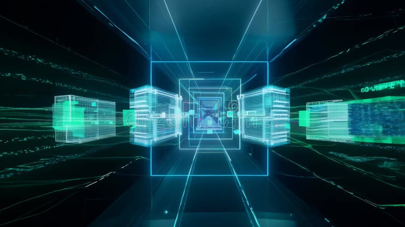 Virtual Data Center Corridor with Cloud Servers Providing Compute Power ...