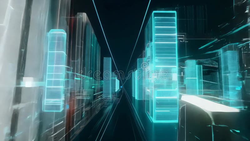 Virtual Data Center Corridor with Cloud Servers Providing Compute Power ...