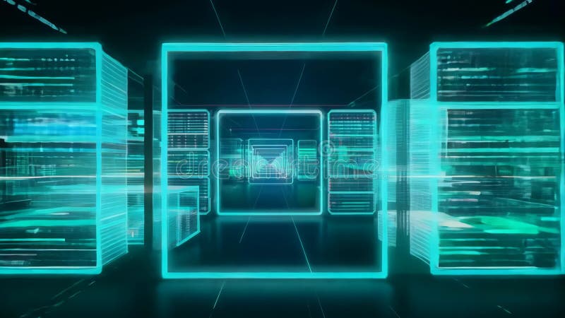 Virtual Data Center Corridor with Cloud Servers Providing Compute Power ...