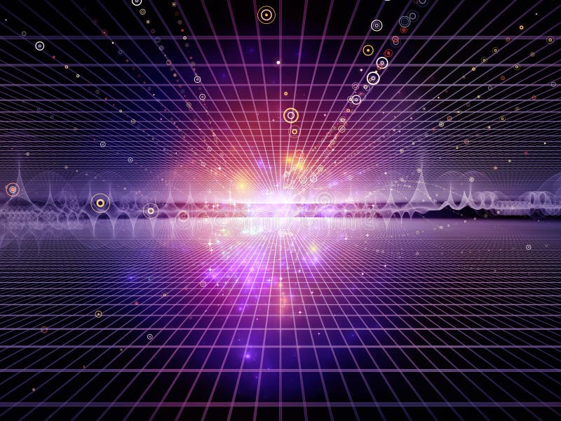 Virtual Dimension stock illustration. Illustration of abstract - 211125438