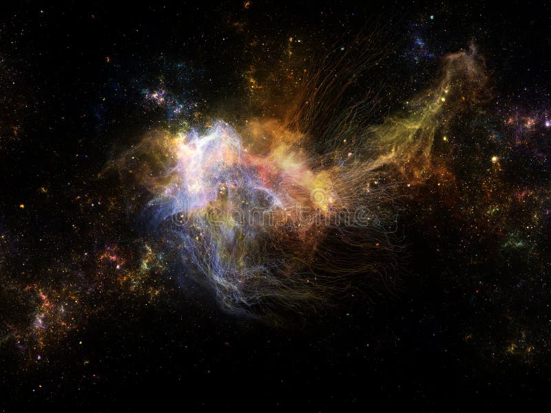 Virtual Nebulae stock image. Image of space, colorful - 31948751